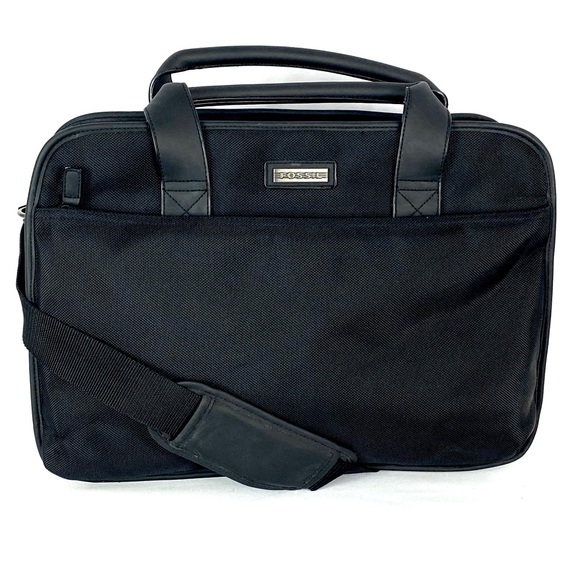 Fossil | Bags | Fossil Unisex Black Laptop Fabric Briefcase | Poshmark